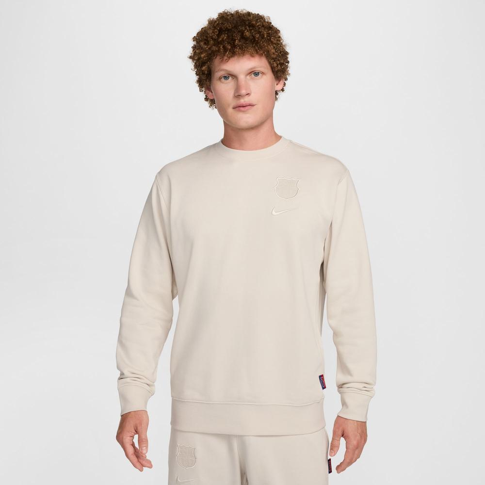 Nike FC Barcelona Club Home Men's Soccer Crew-Neck Sweatshirt