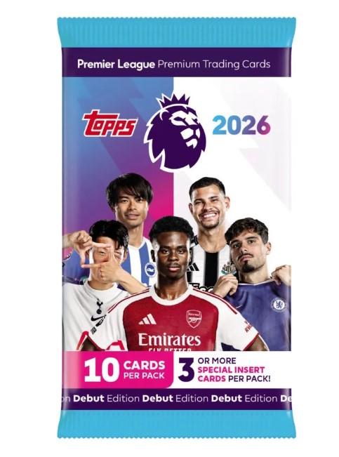 Topps 2025-26 Premier League Debut Edition Cards PACK (10 Cards Each)